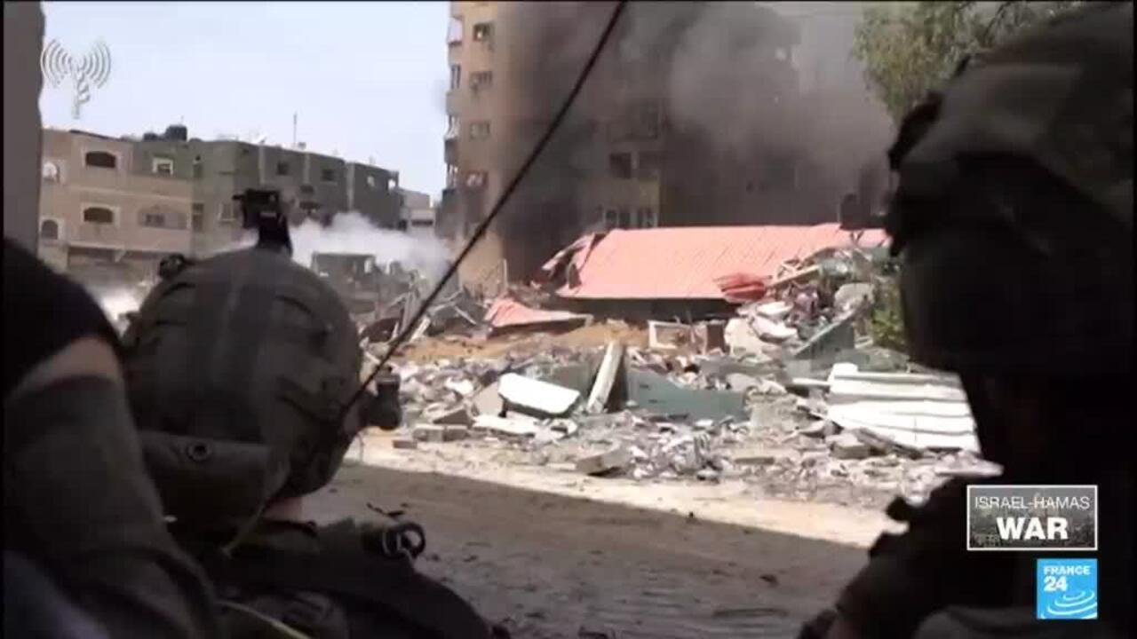 IDF pounds Gaza as Hamas says captured Israeli soldier - France 24