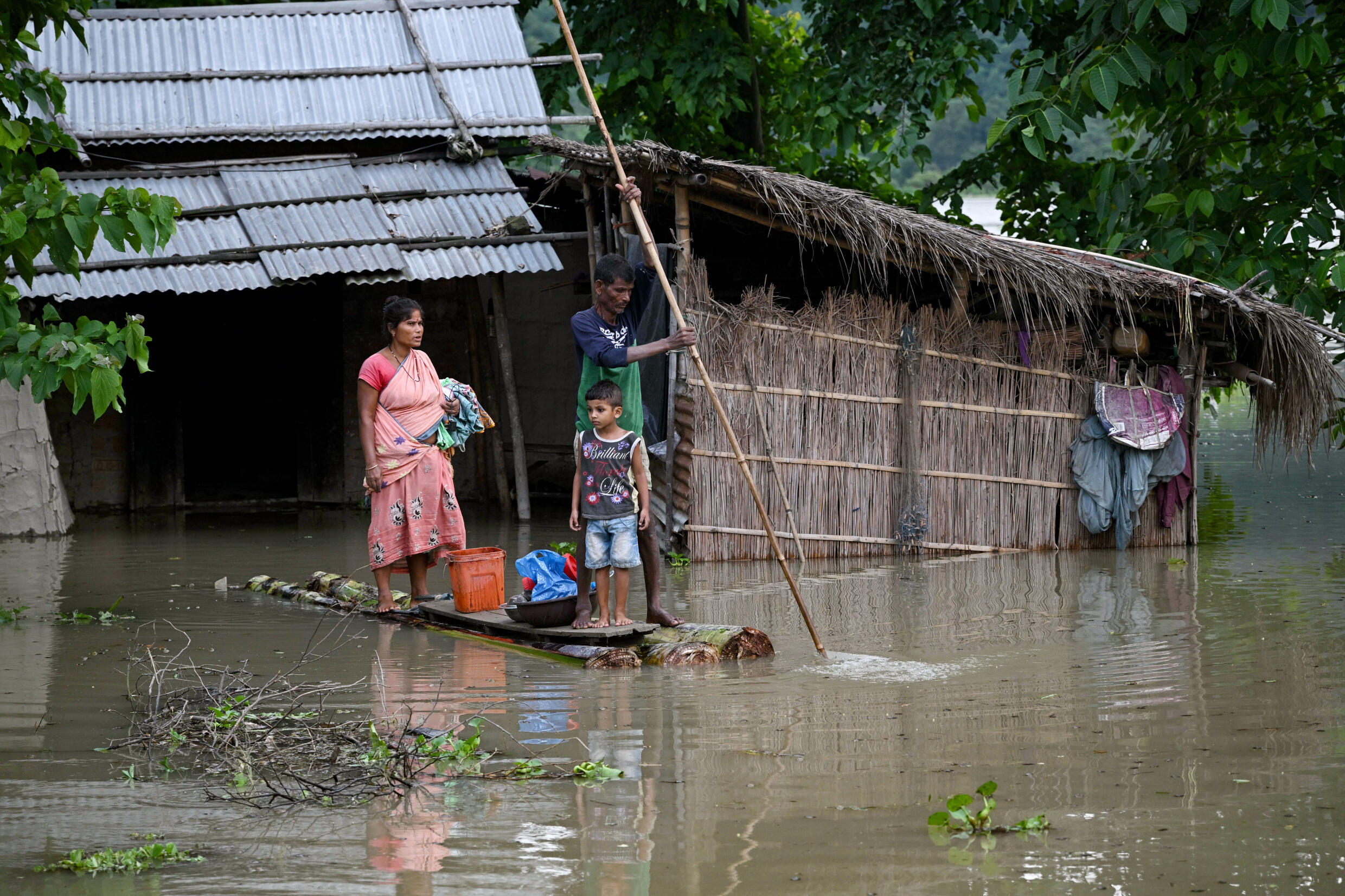 Floods kill nine in India and Bangladesh, millions affected