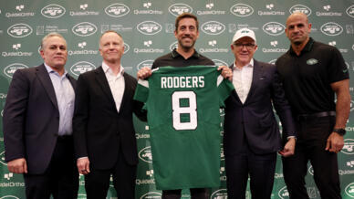 Rodgers aiming high after Jets move