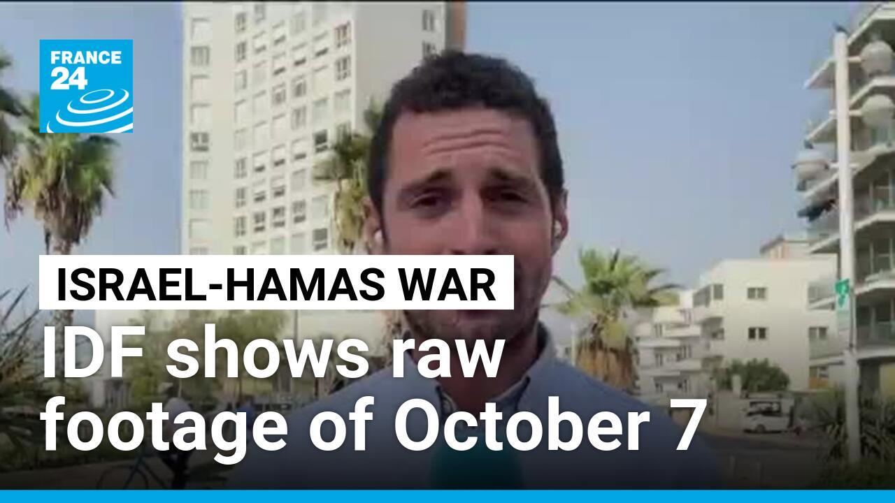 Israeli army releases footage of Hamas October 7 attack - France 24