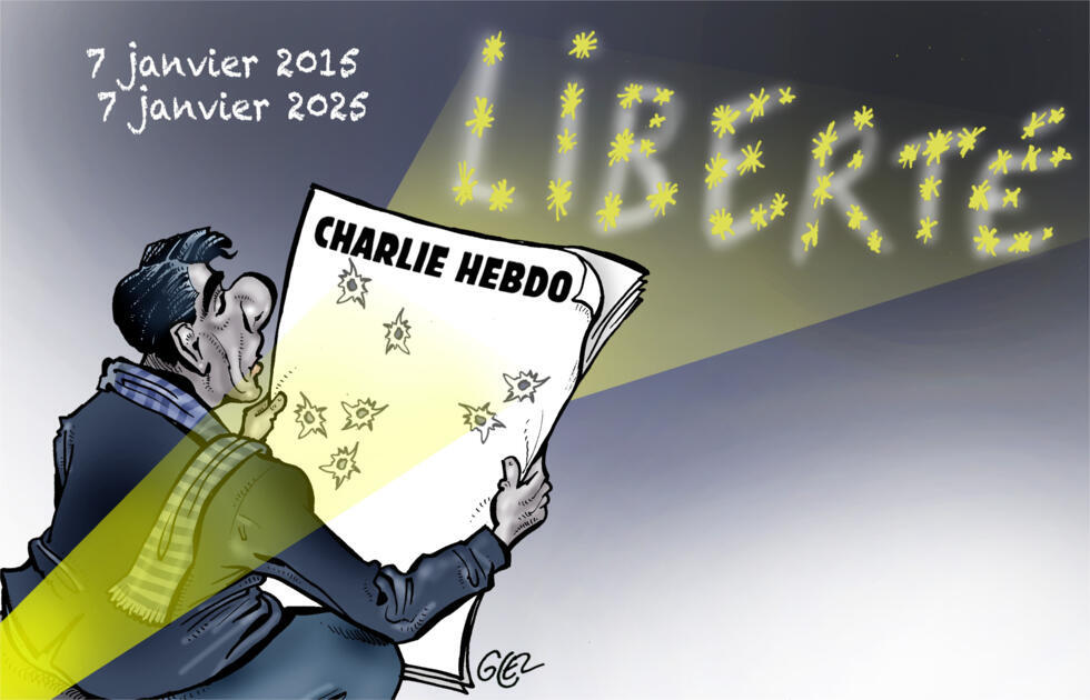 Rétro en dessins : dix ans après l’attentat contre Charlie Hebdo ...