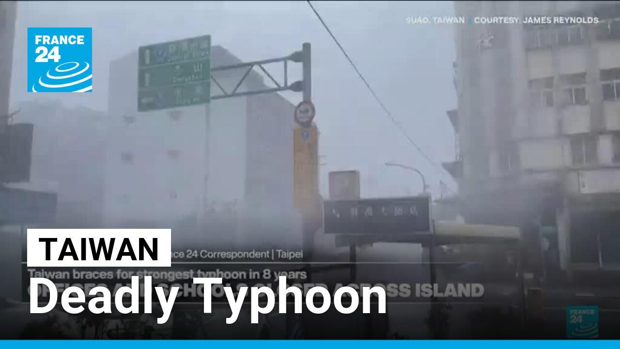 Taiwan shuts down as deadly Typhoon Gaemi approaches - France 24