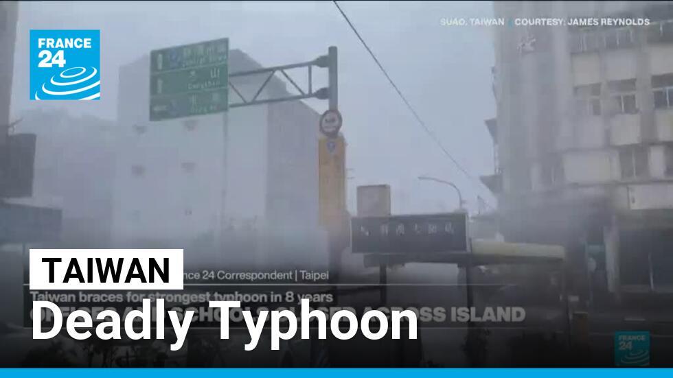 Taiwan shuts down as deadly Typhoon Gaemi approaches - France 24
