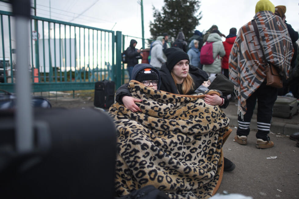 Exodus from Ukraine: A night spent with civilians fleeing Russia's invasion