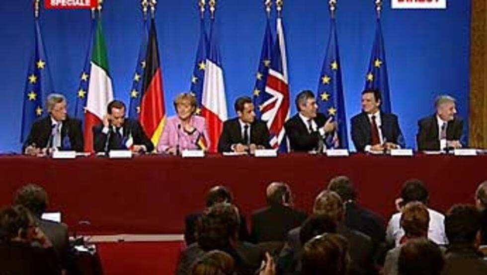 EU leaders agree to coordinate responses to financial crisis