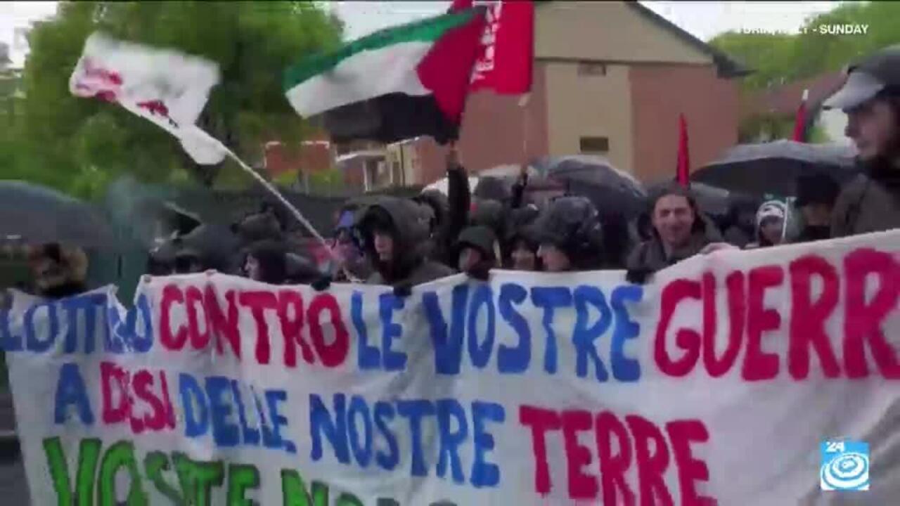 Protesters call for climate action ahead of G7 meeting in Turin - France 24