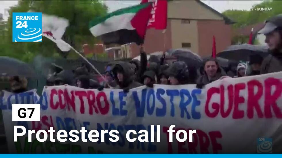 Protesters call for climate action ahead of G7 meeting in Turin - France 24