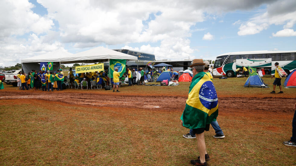 Camps of election-denying protesters in Brazil seen as threat ahead of ...