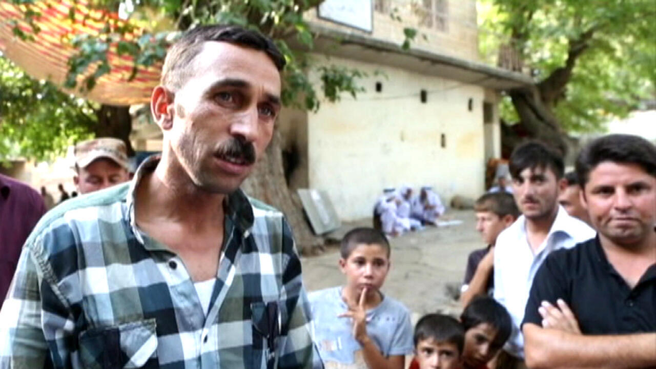 Video: Iraq’s Yazidis flee to spiritual capital of Lalish