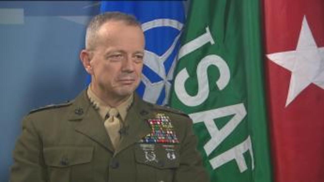 General John R. Allen, Commander, International Security Assistance ...