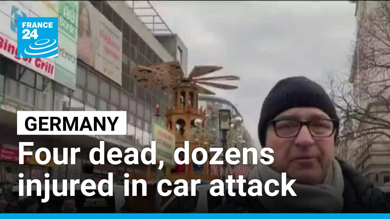 Car attack on German Christmas market: Four dead, dozens injured ...