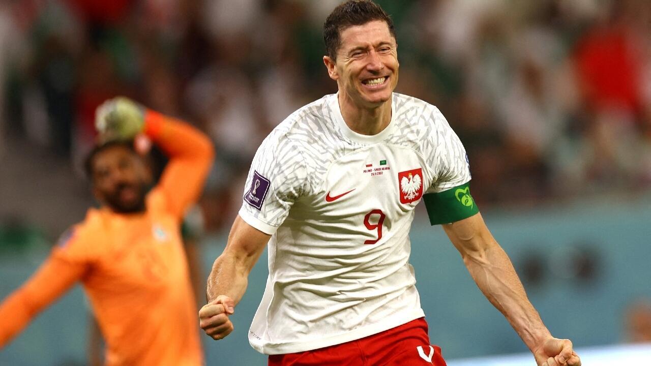 Lewandowski rompe su maleficio y Polonia evita otra sorpresa de Arabia ...