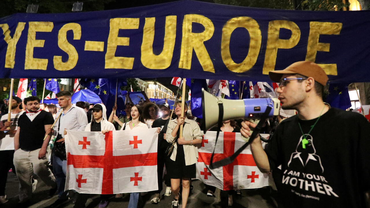 Thousands of Georgians stage 'March for Europe' against controversial ...