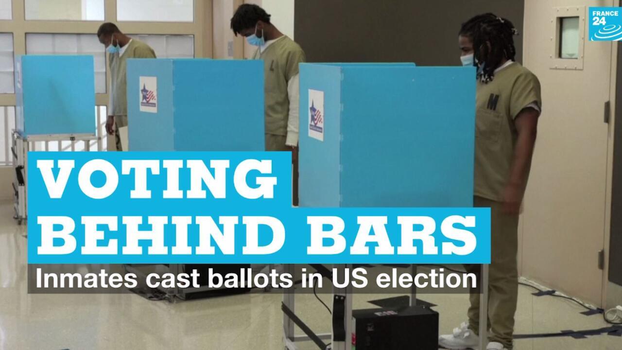 Voting behind bars: Inmates cast ballots in US election