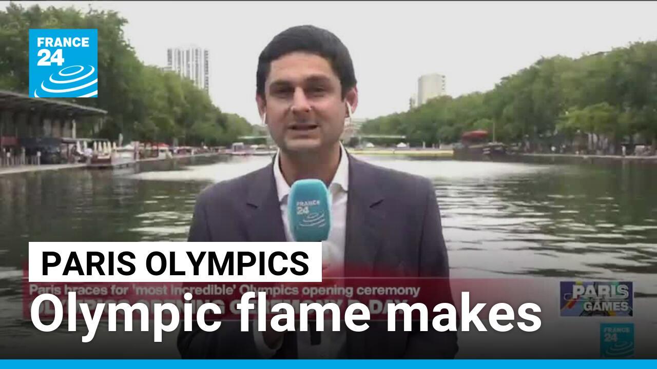 Olympic flame makes last leg of journey as Paris 2024 gets underway ...