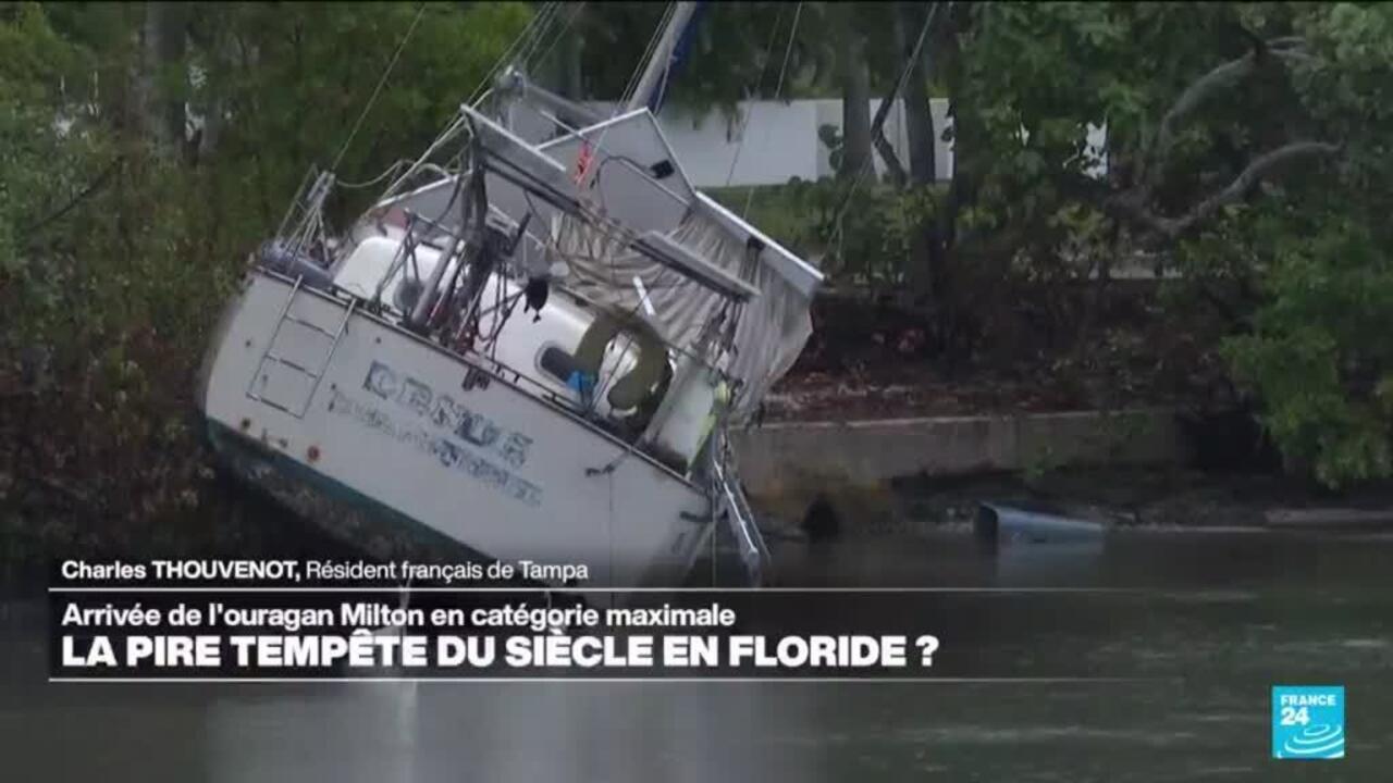 La Floride retient son souffle avant l'arrivée imminente de l'ouragan Milton