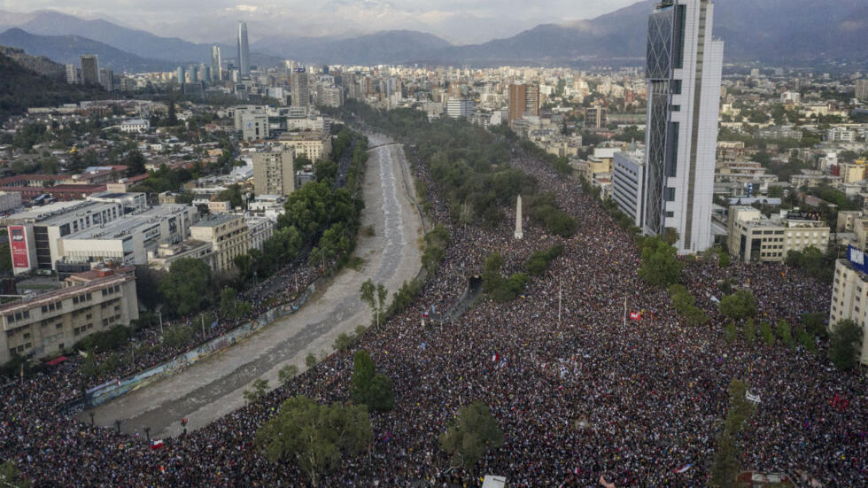 Over a million protesters demand Chile president's resignation