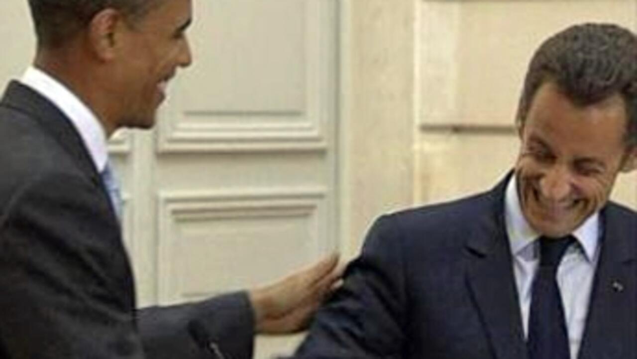 Sarkozy, Obama pledge to tackle economic imbalances