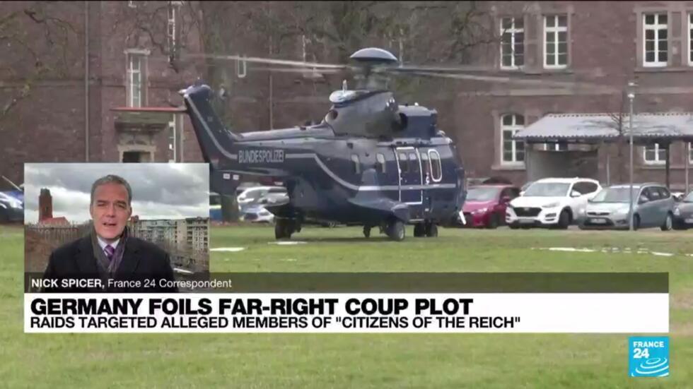 Germany raids far-right 'terrorist' group suspected of planning coup