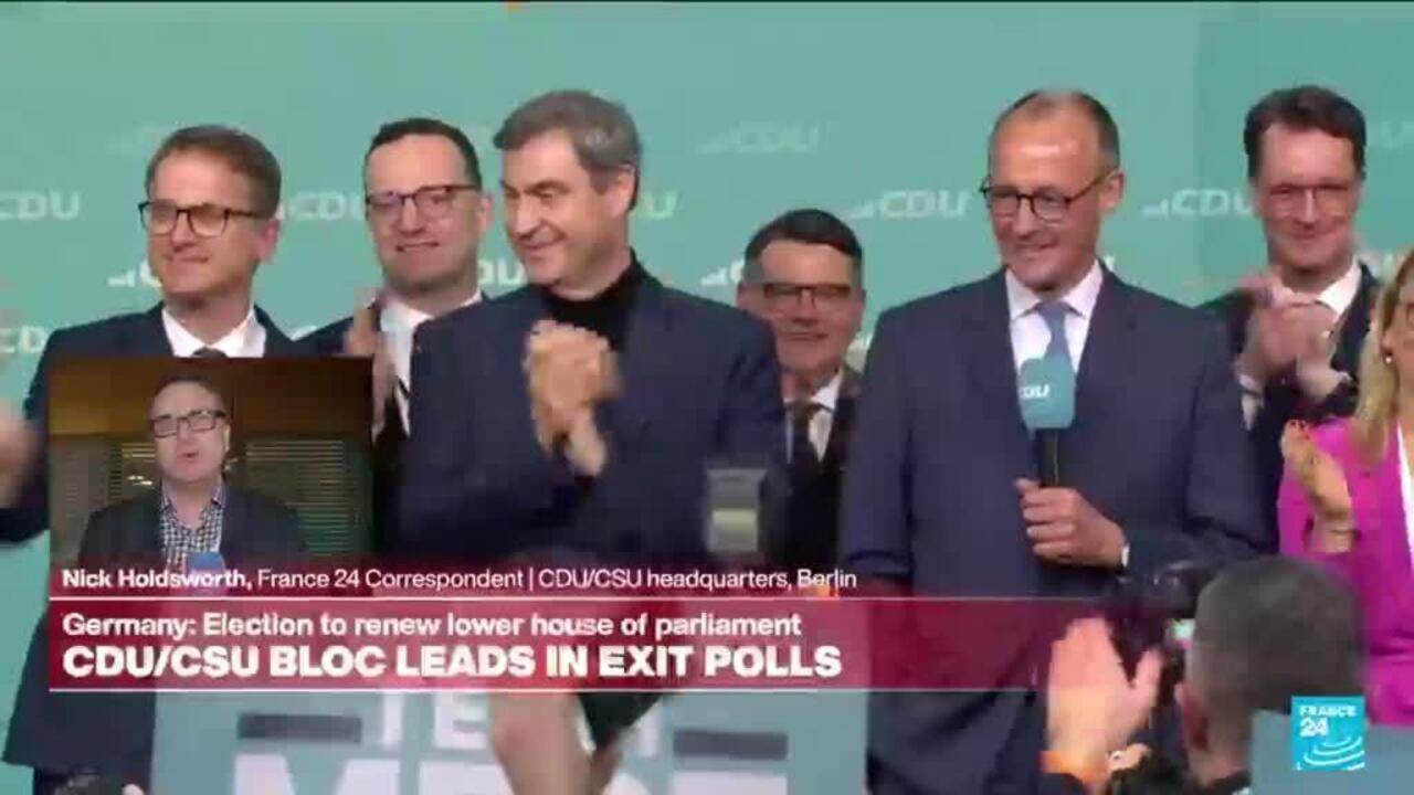Elections in Germany: CDU-CSU bloc leads in exit polls - France 24