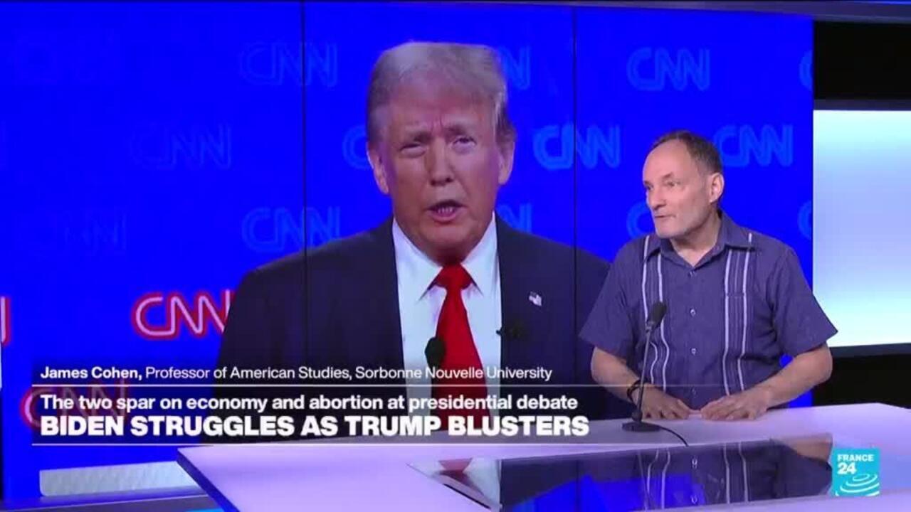 US presidential debate: 'Bombast and lies' from Trump - France 24