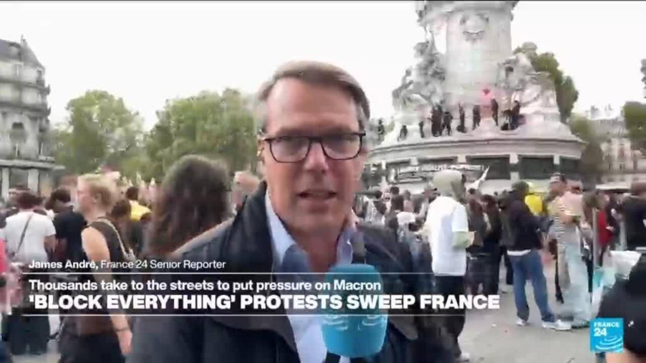 Block Everything: 'Protests gaining momentum in Paris' - France 24