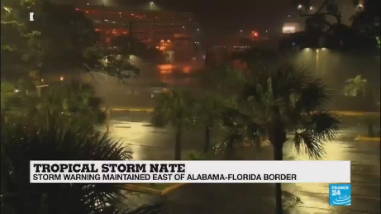 Tropical Storm Nate lands on US coast - France 24