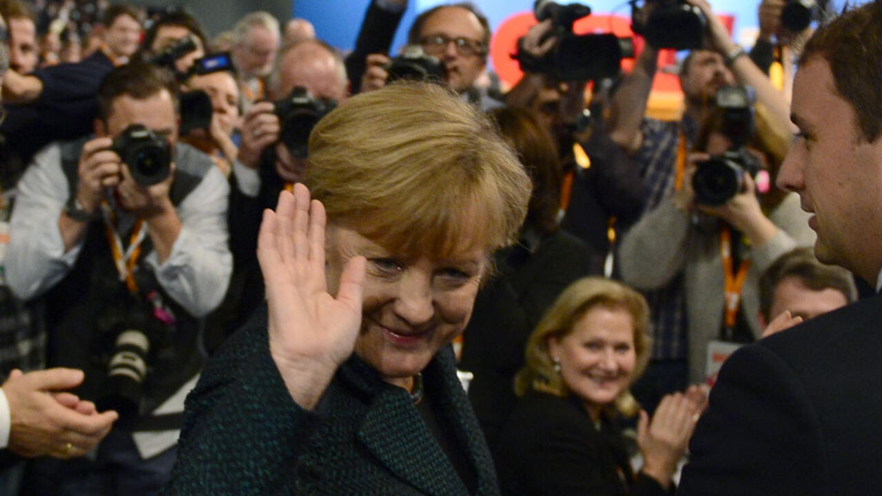Merkel re-elected head of Germany’s CDU party