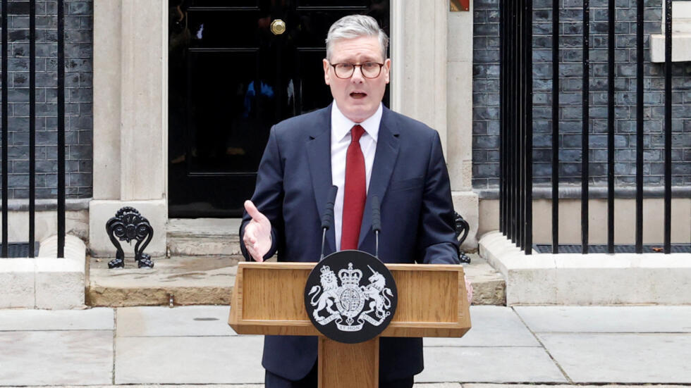 "Reconstruiremos Gran Bretaña": Keir Starmer en su discurso debutando como primer ministro de ...