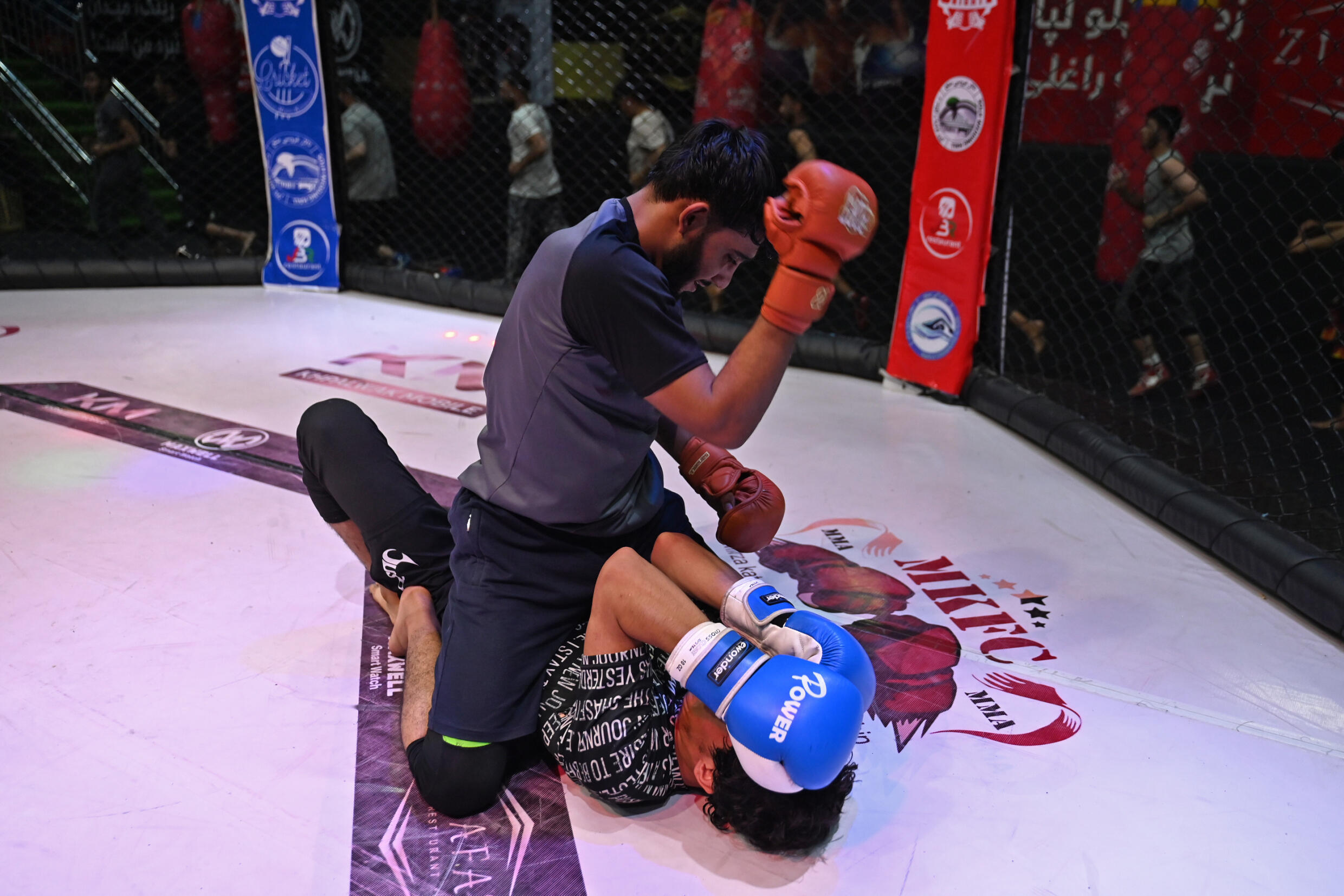 Afghan fighters pull no punches after Taliban ban on professional MMA