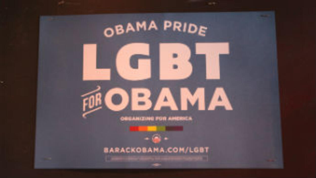LGBT voters join frontline of Obama campaign