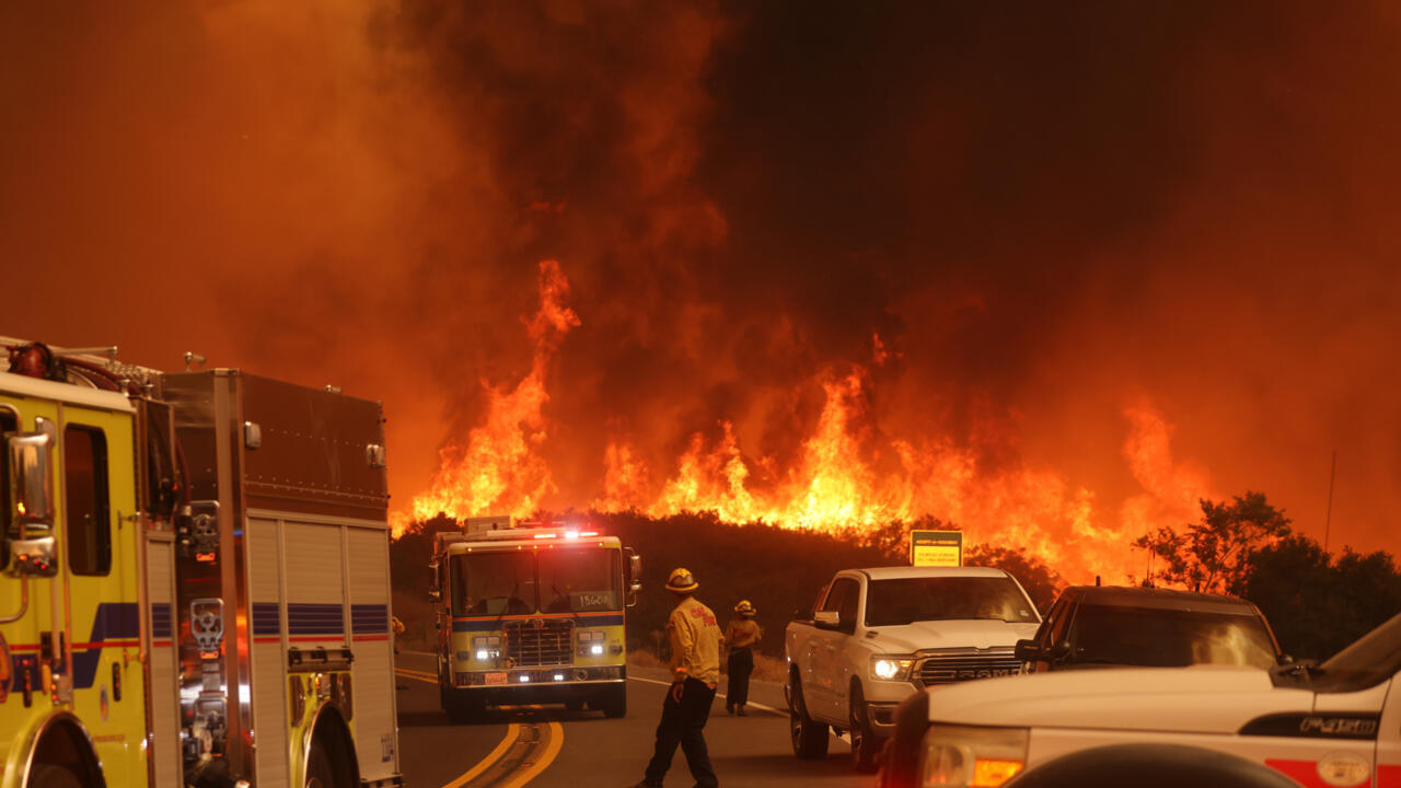 California declares state of emergency over three wildfires near Los ...
