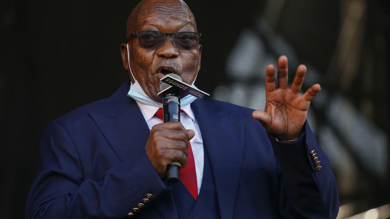 South Africa’s former president Zuma turns himself in for 15-month ...