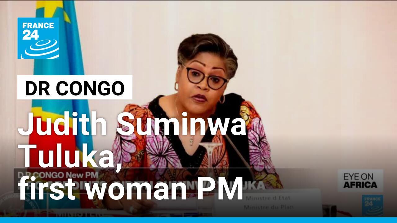 DR Congo names Judith Suminwa Tuluka as first woman PM - France 24