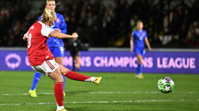 Arsenal ensure Women's Champions League play-off berth