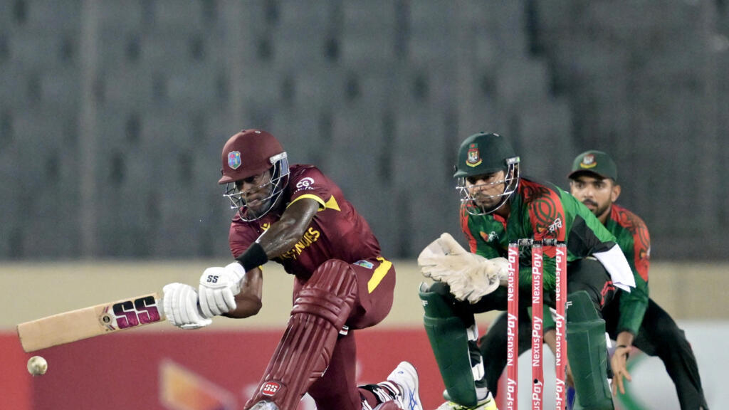 West Indies beat Bangladesh in super over after setting ODI spin record
