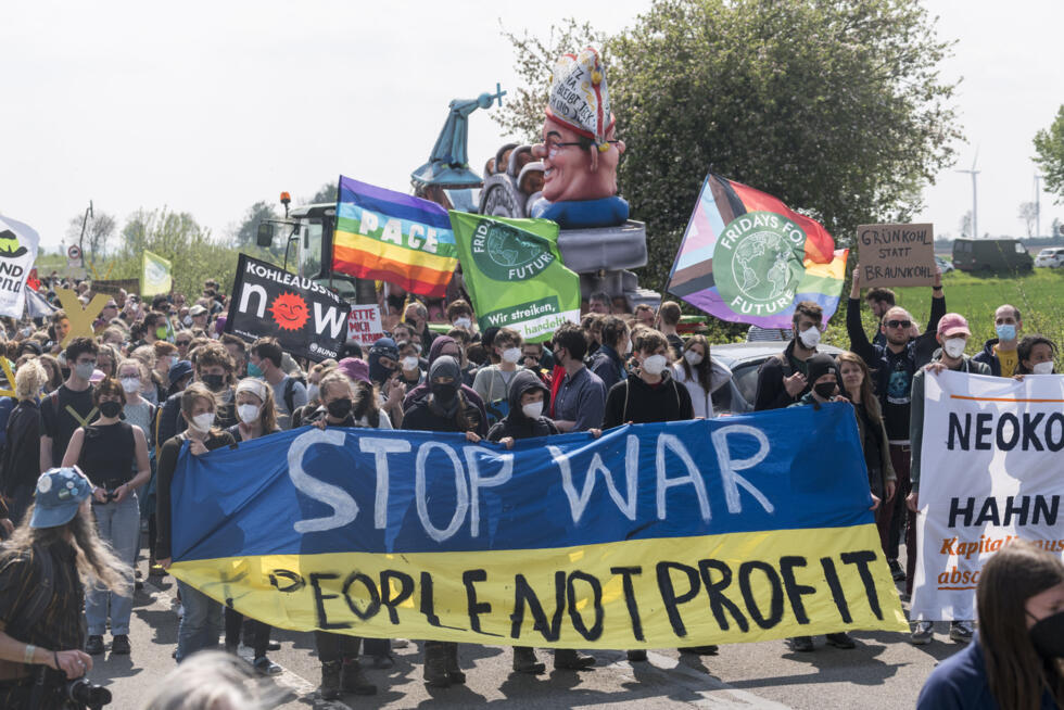 Thousands protest in German town threatened by mine expansion