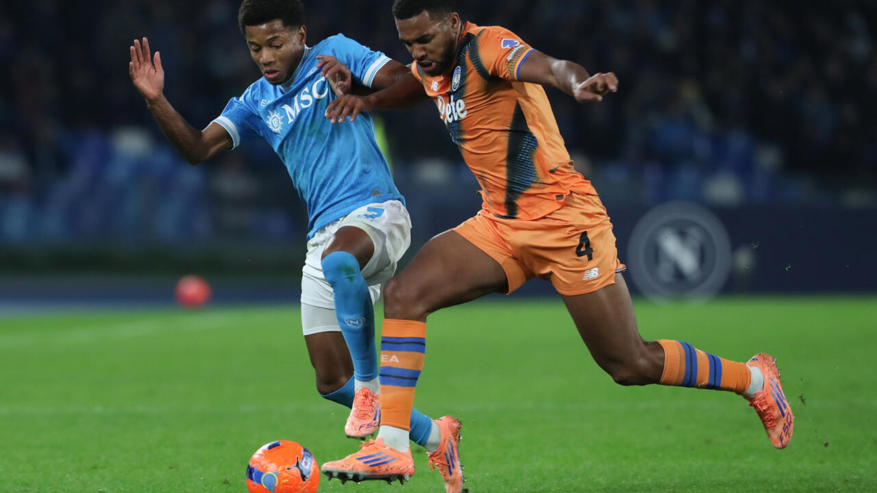 Neres double fires Napoli top in Italy