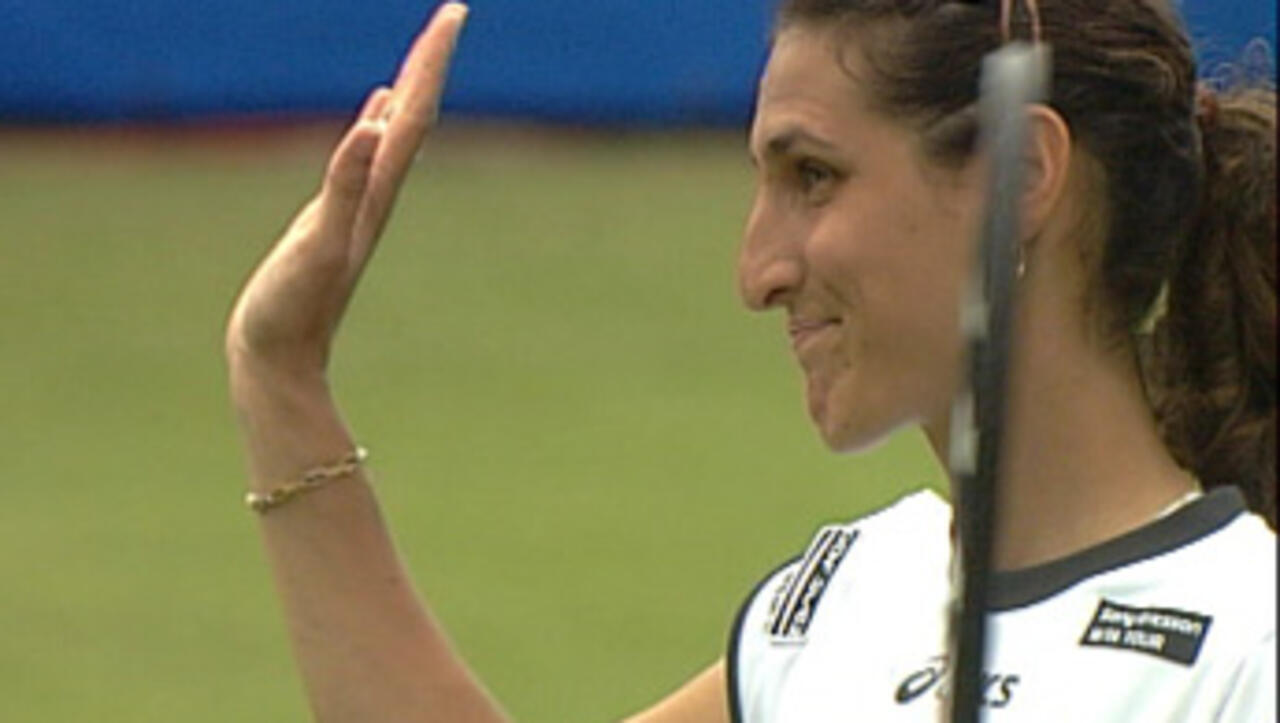 Razzano loses Eastbourne final to Wozniacki